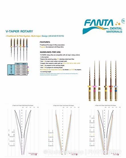 Fanta - Endodontics Equipment | V-Taper Rotary Endodontic Files