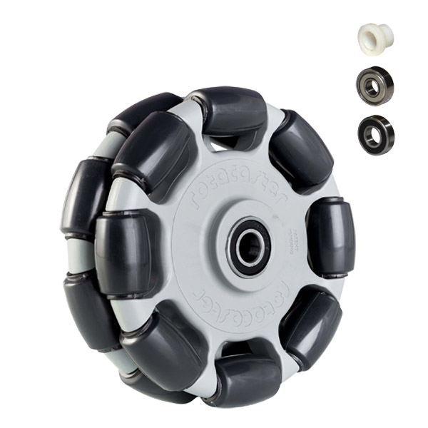 125mm Double (R2) Wheels | Rotacaster Omni-Wheels Multi Directional ...