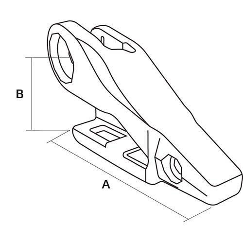 Excavator Attachment | Bolt-On Corner Adapters | CAT Style ...